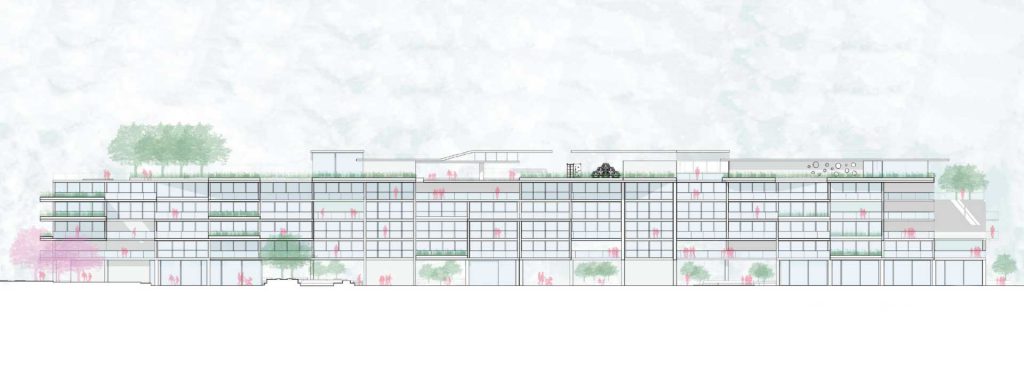 Gran Edificio Multifamiliar - Arquitectura
