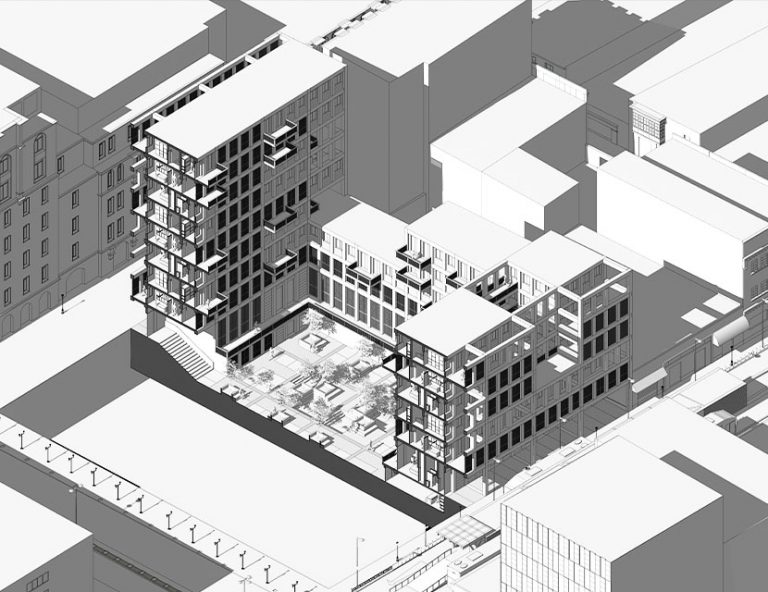 Conjunto de edificios en el Centro Histórico - Arquitectura