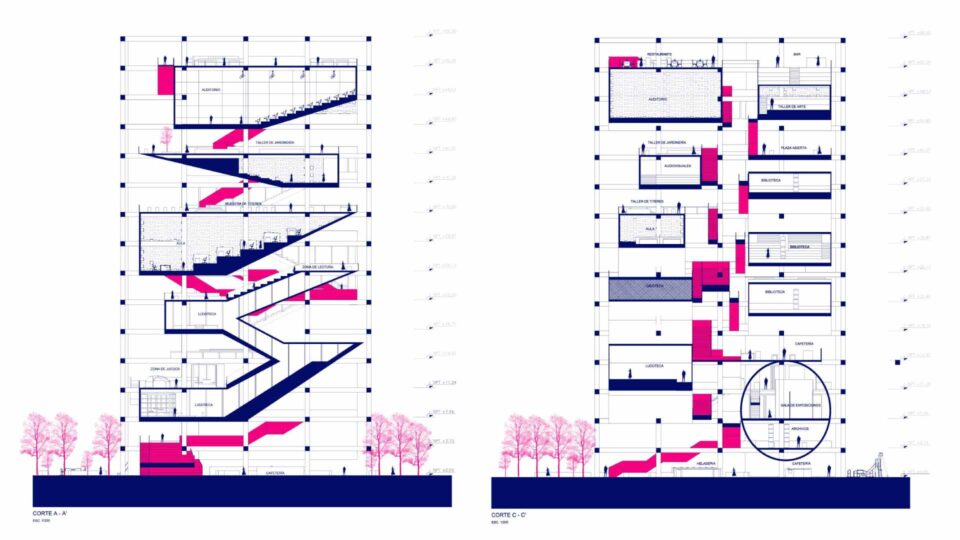 Edificio vertical - Arquitectura