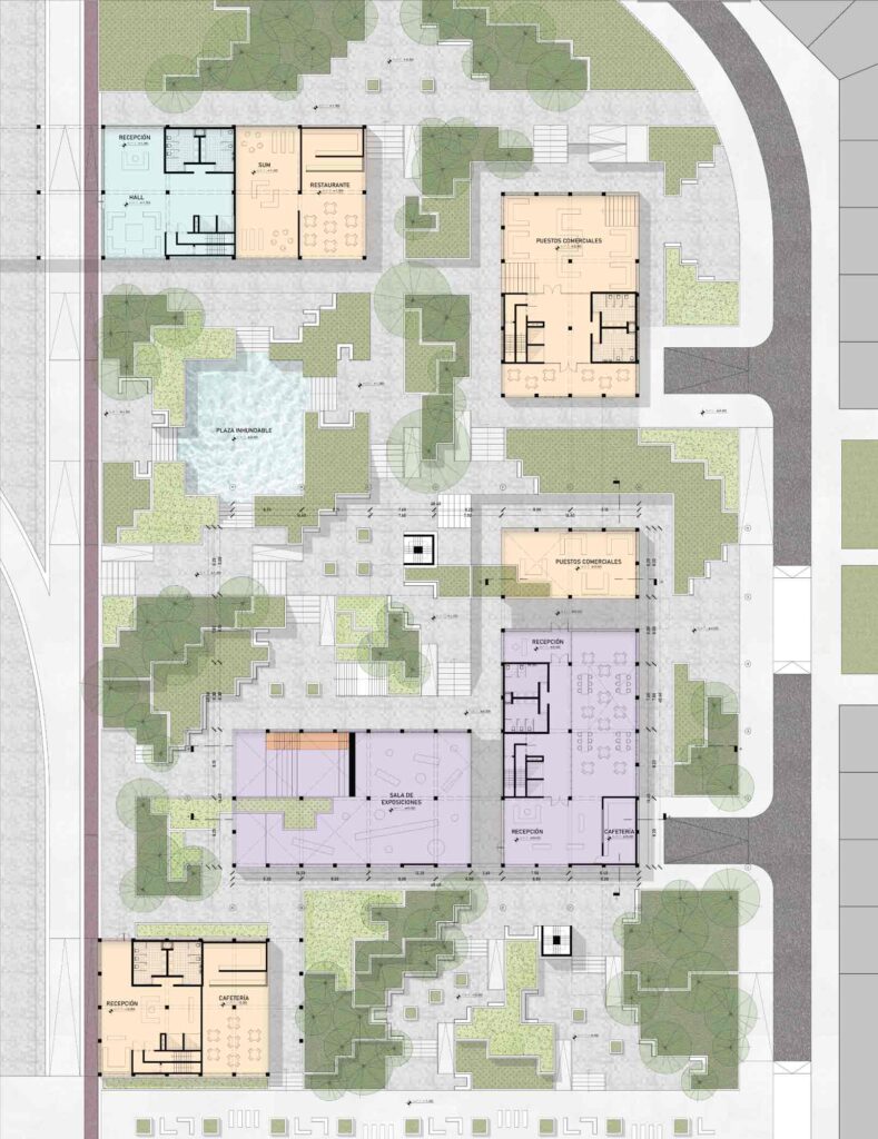 Centro cívico Pachacútec - Arquitectura